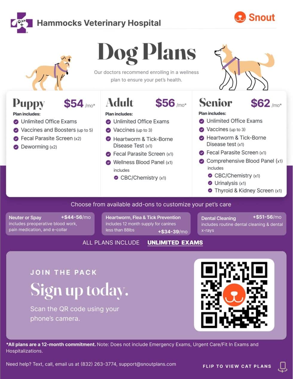 Snout Wellness Plans | Hammocks Veterinary Hospital